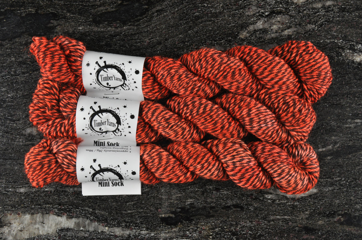 Marled Orange Crushed – Timber Yarns