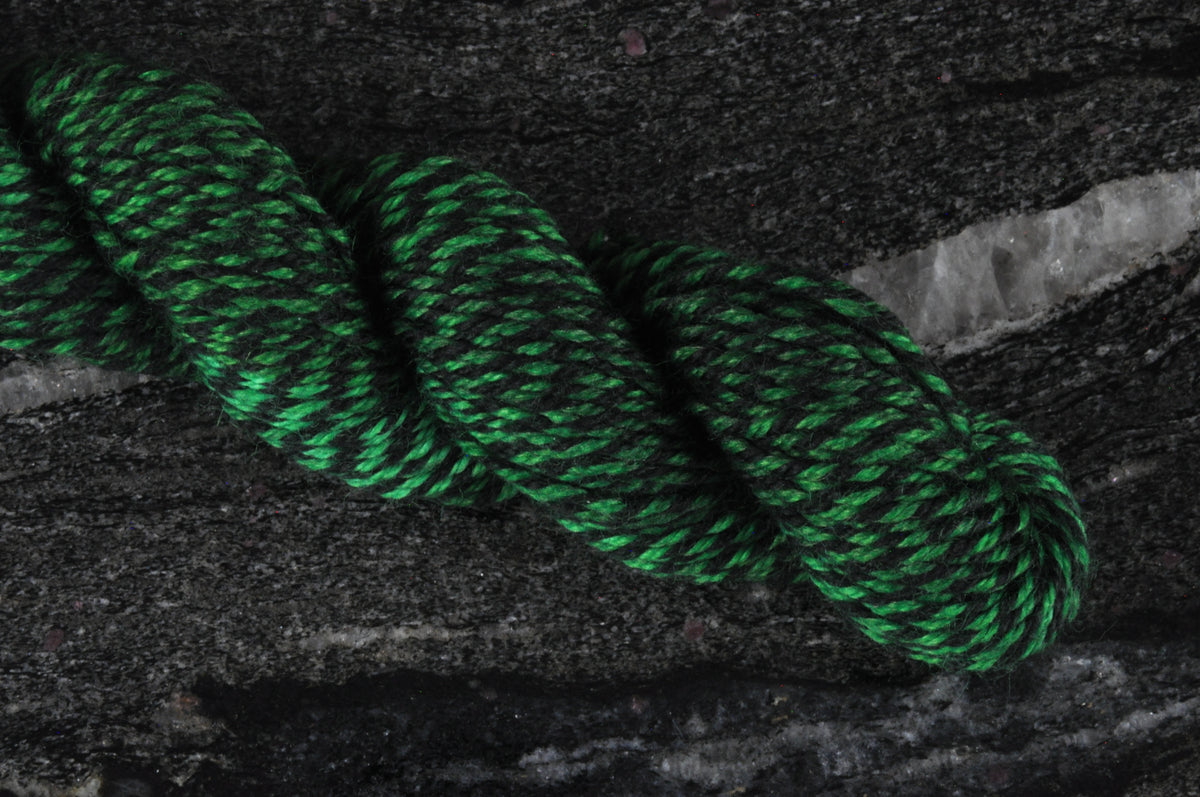 Marled Deep Green - 110g - Fingering – Timber Yarns