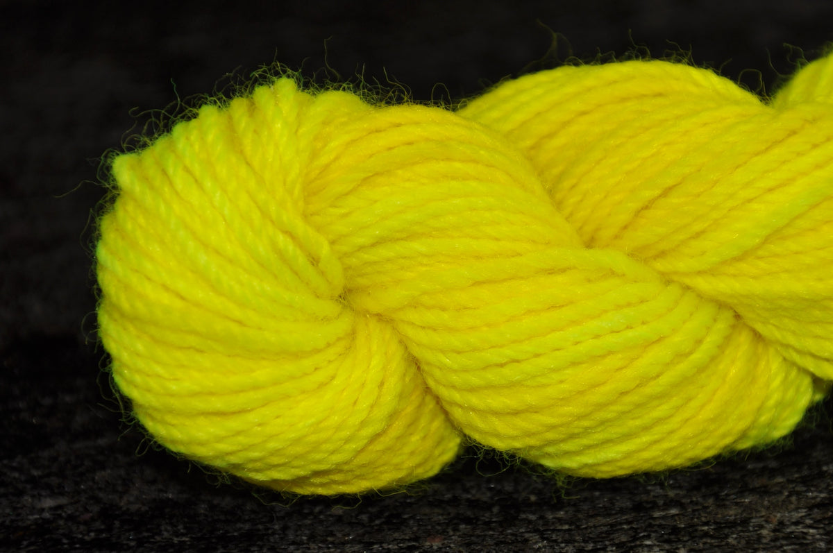 Electric Lemon Yellow - 110g – Timber Yarns