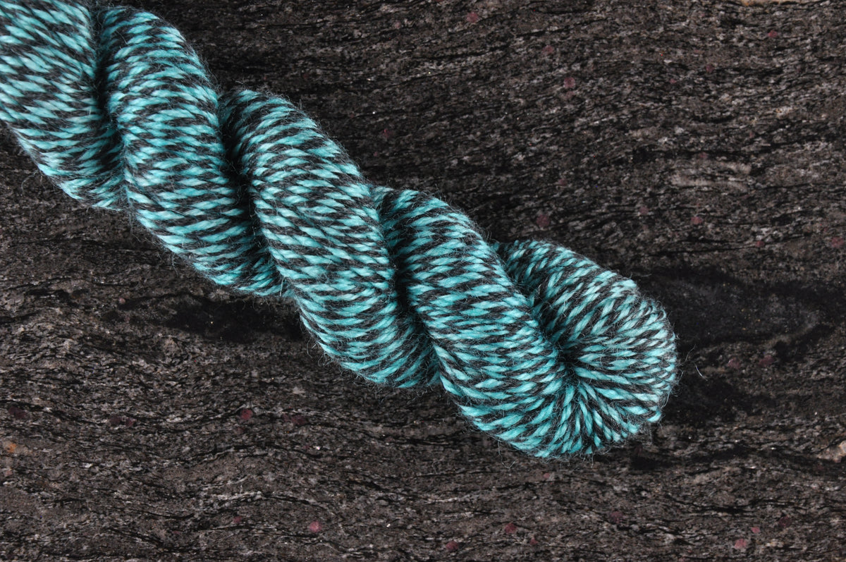 Marled Azure Green - 110g - Fingering – Timber Yarns