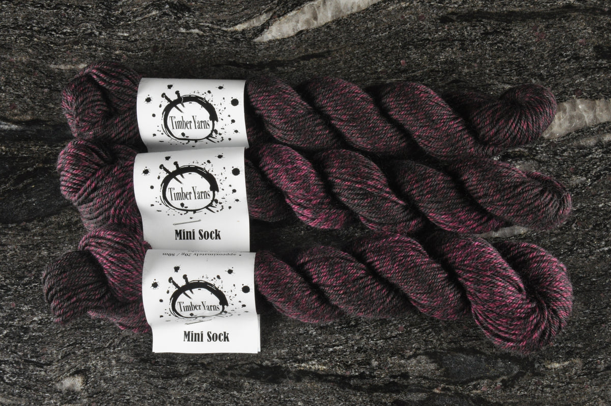 Marled Grape Maroon – Timber Yarns