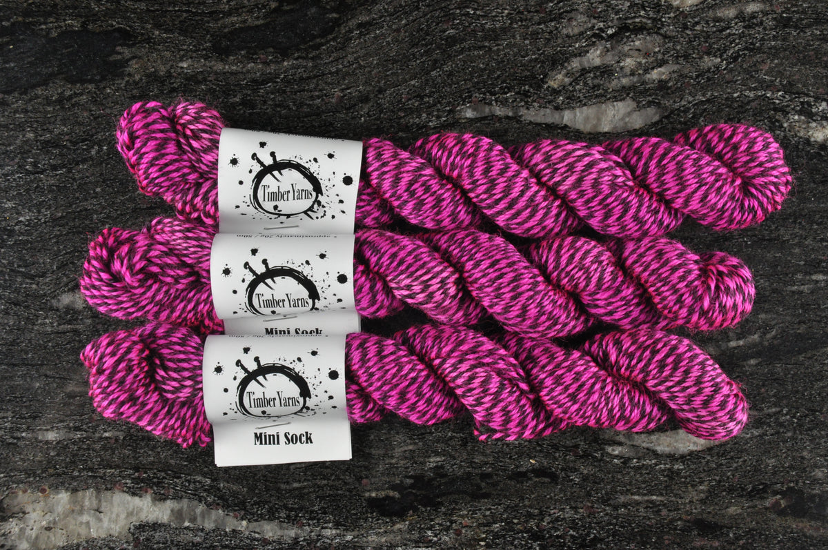 Marled Neon Pink – Timber Yarns