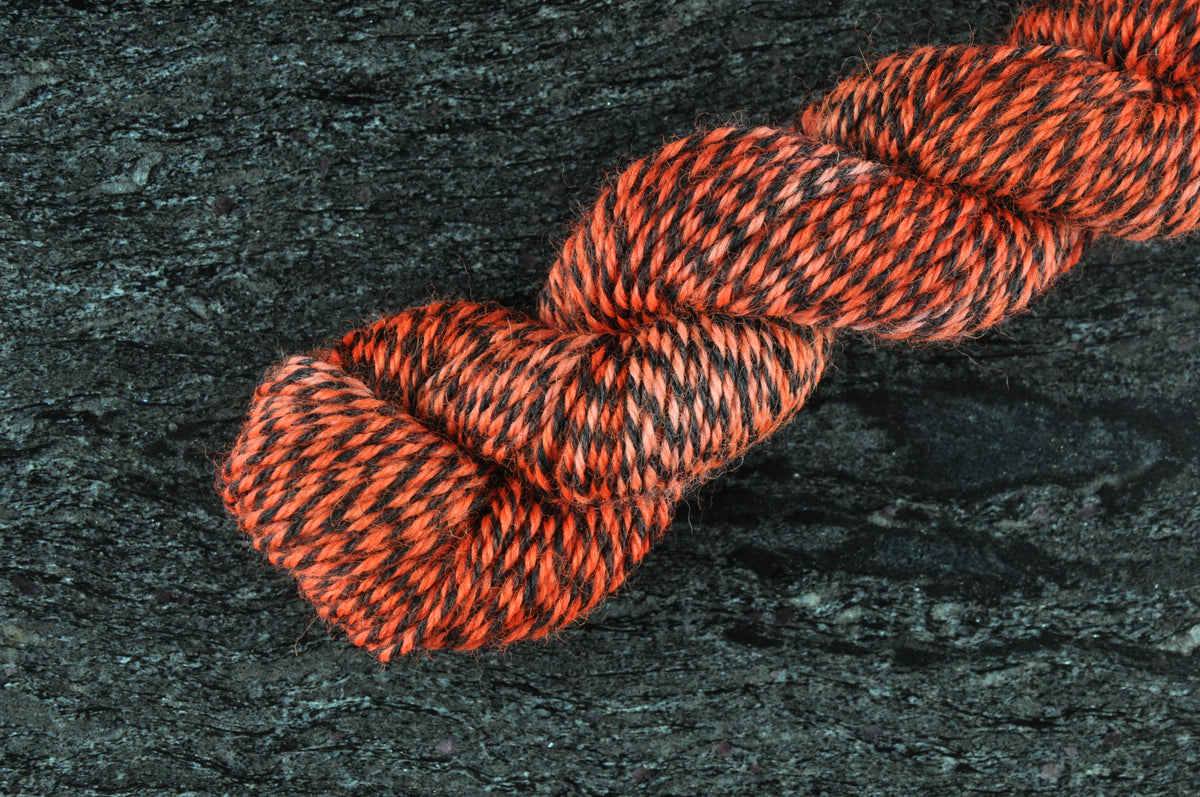 Marled Orange Crushed - 110g - Fingering – Timber Yarns