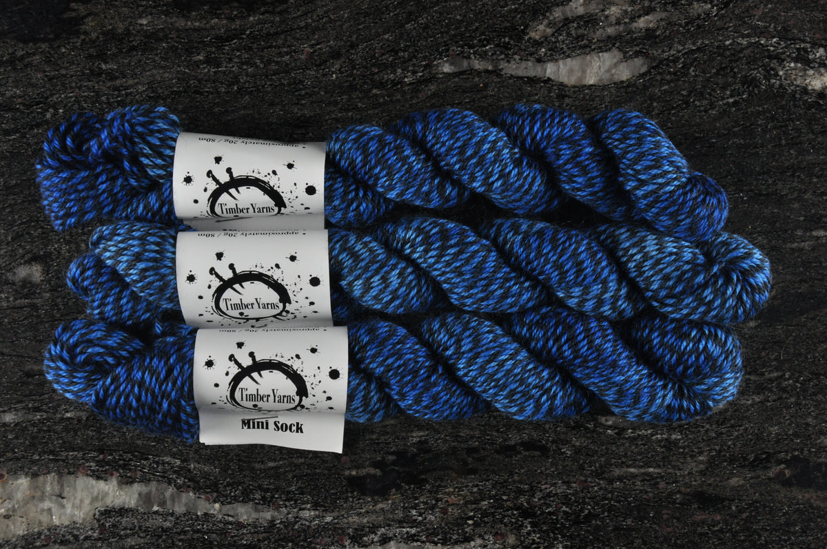 Marled Peacock Blue – Timber Yarns