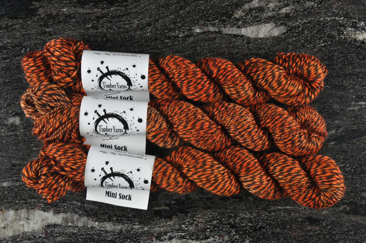 Marled Sunset Orange – Timber Yarns