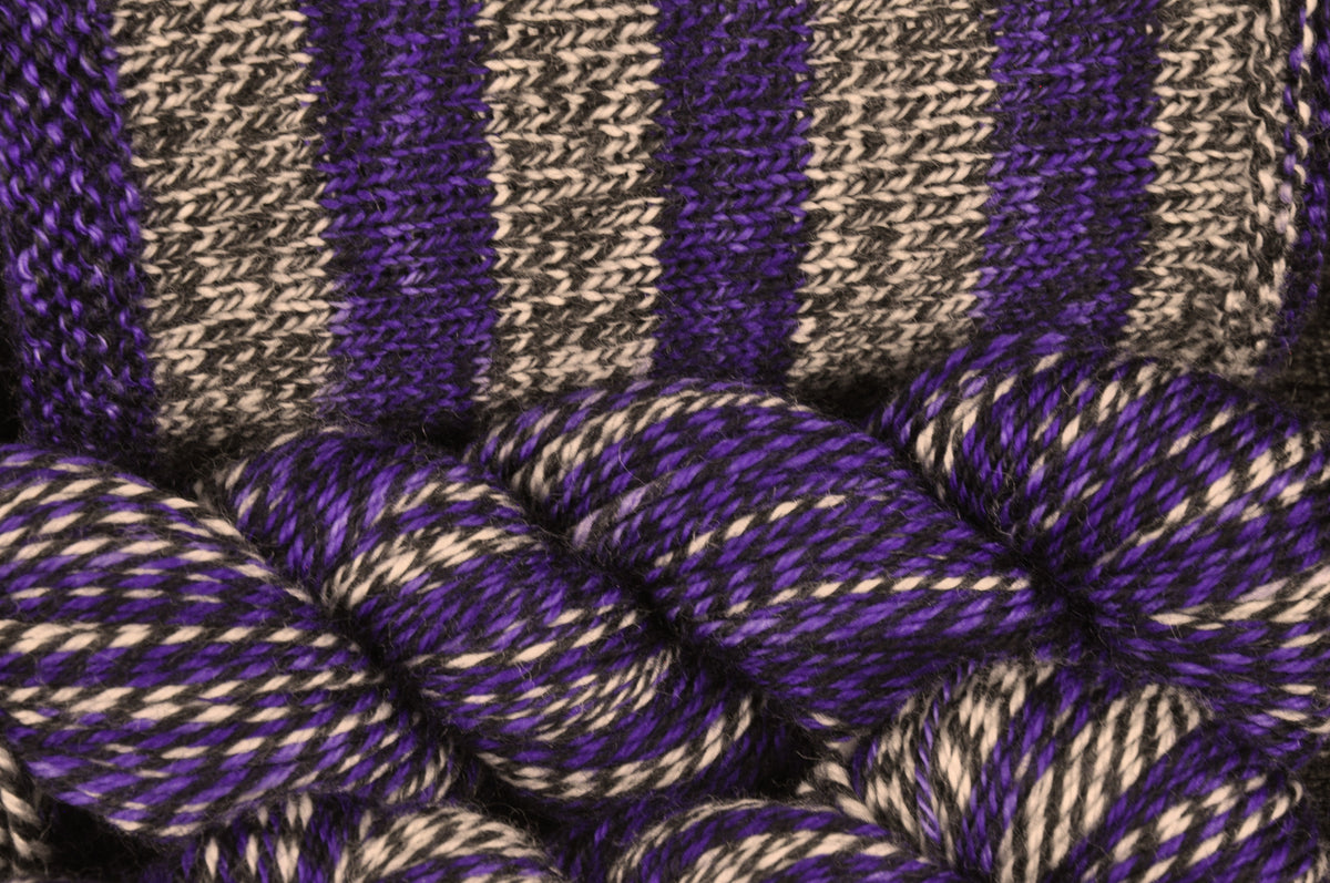 Marled Twin True Purple – Timber Yarns
